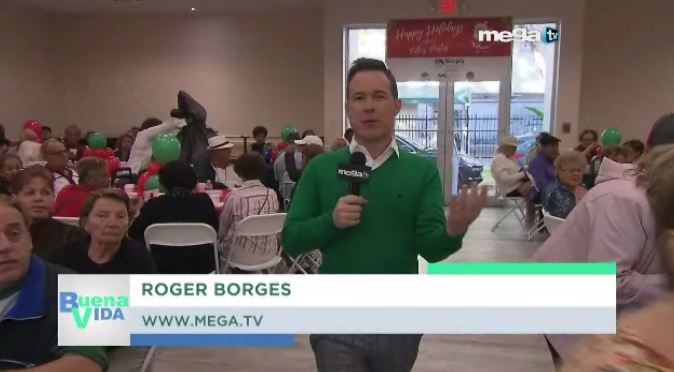 "Buena Vida" 12-20-18 Roger Borges celebra con personas de la tercera ...