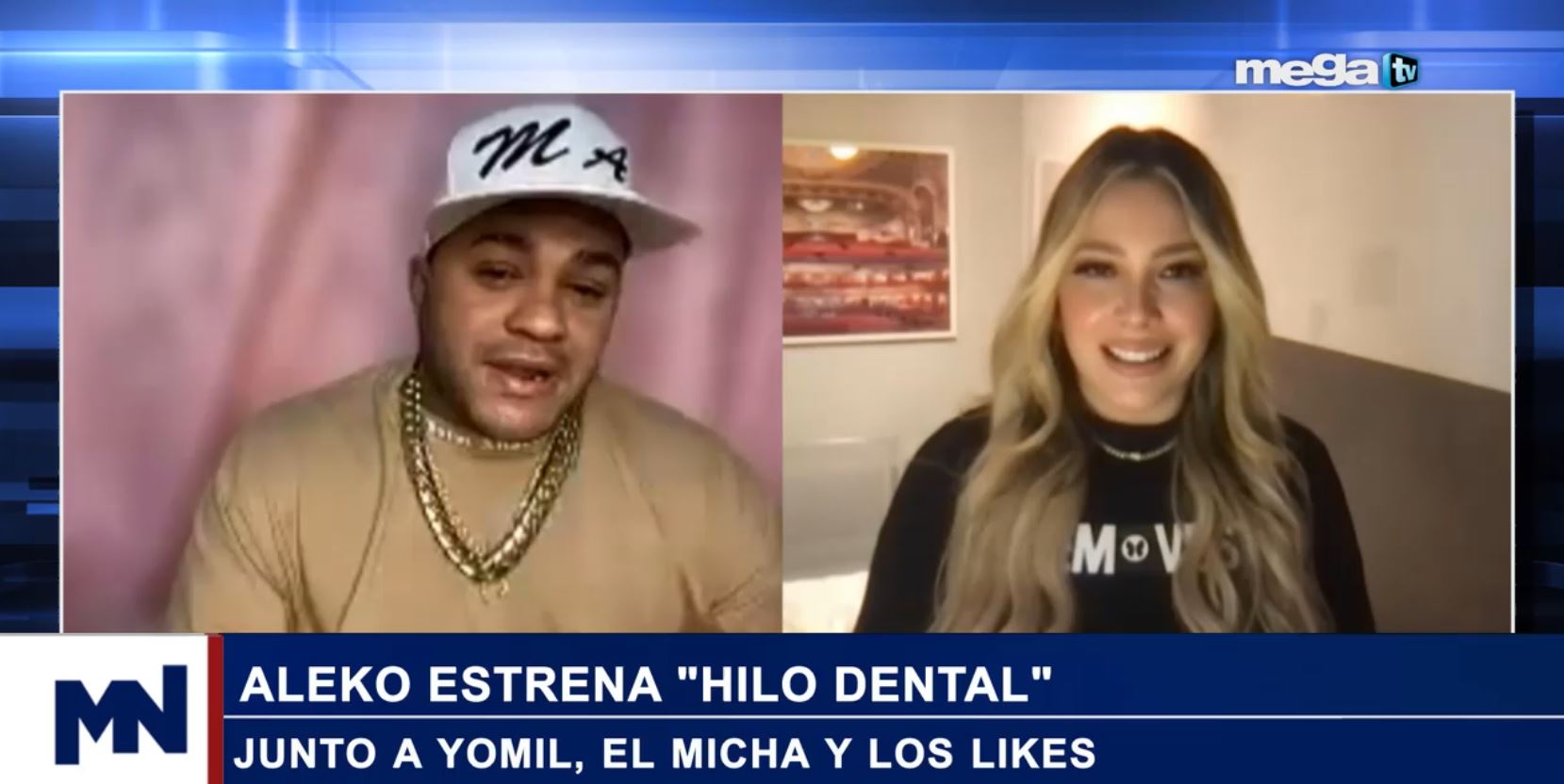 Aleko estrena "Hilo Dental" junto a Yomil, El Micha y Los Likes • Mega TV