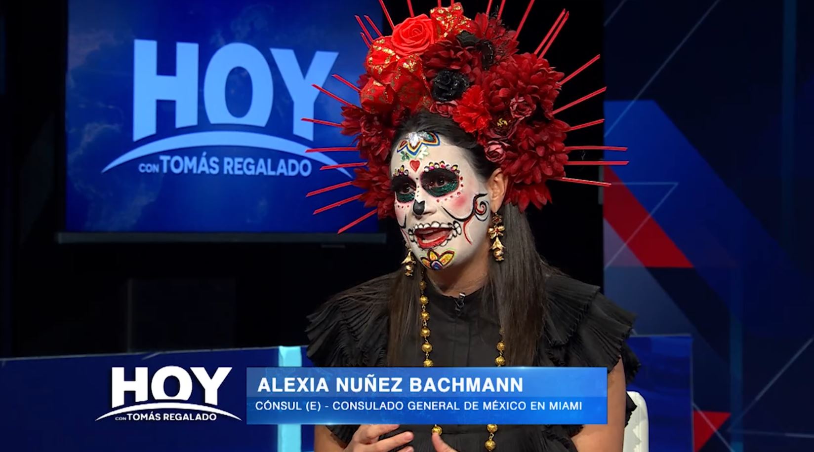 Hoy con Tomás Regalado 10-21-23 entrevista a Alexia Núñez Bachmann, Cónsul, Consulado general de ...