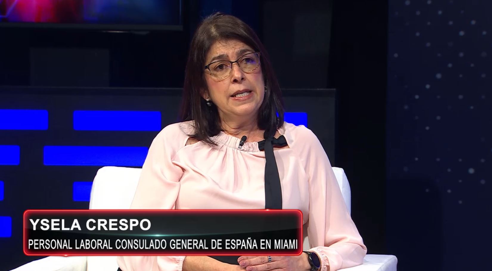 Teresa 03-09-24 entrevista a Ysela Crespo, del personal laboral del consulado general de España ...