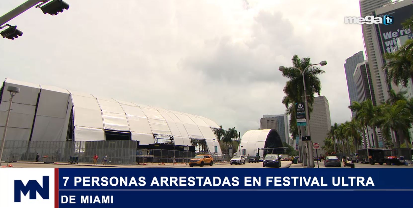 Polémica en Miami 03-25-24 Siete personas arrestadas en festival Ultra de Miami • Mega TV