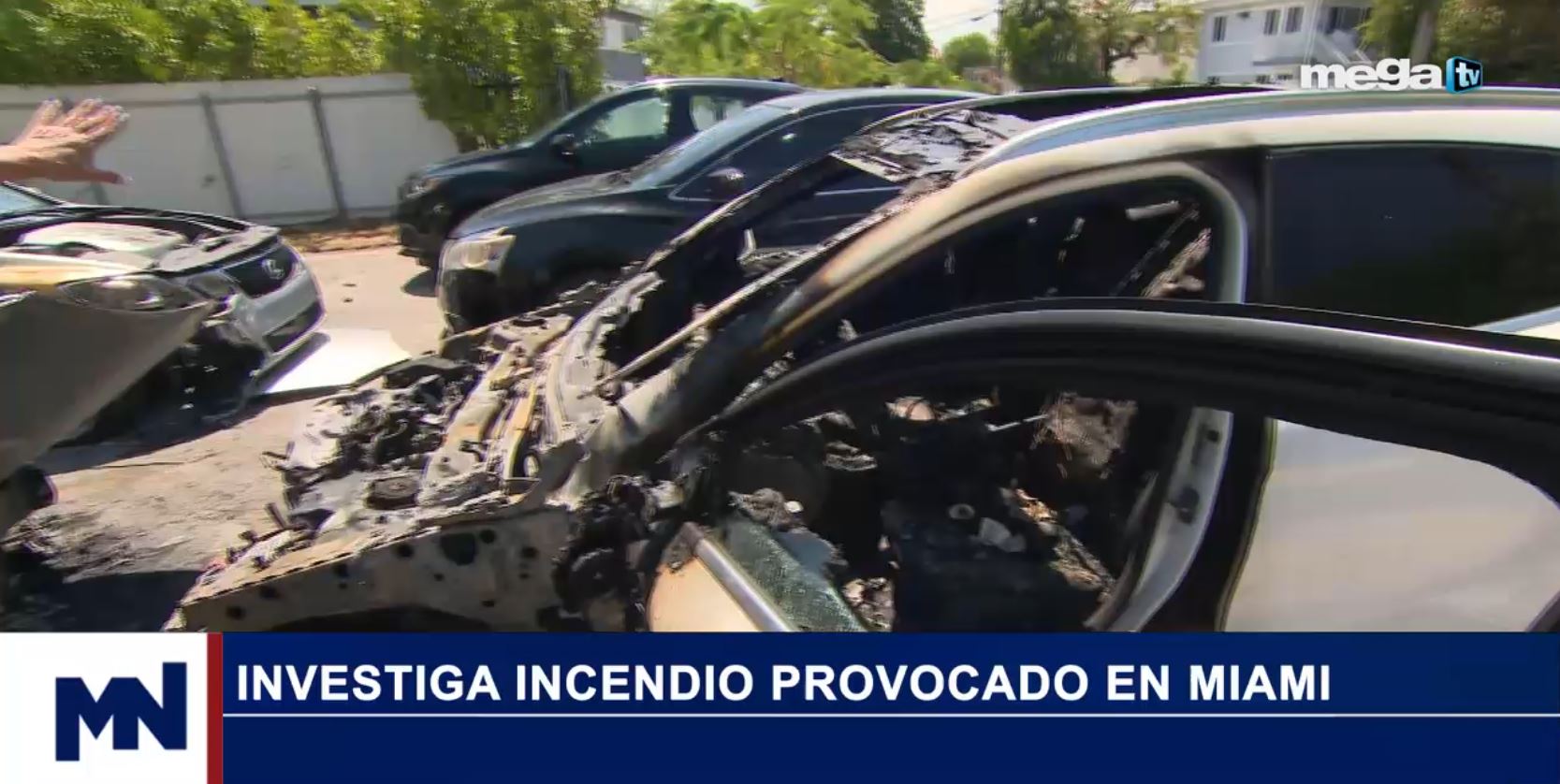 Bajo investigación 05-22-24 Investigan incendio provocado en Miami • Mega TV