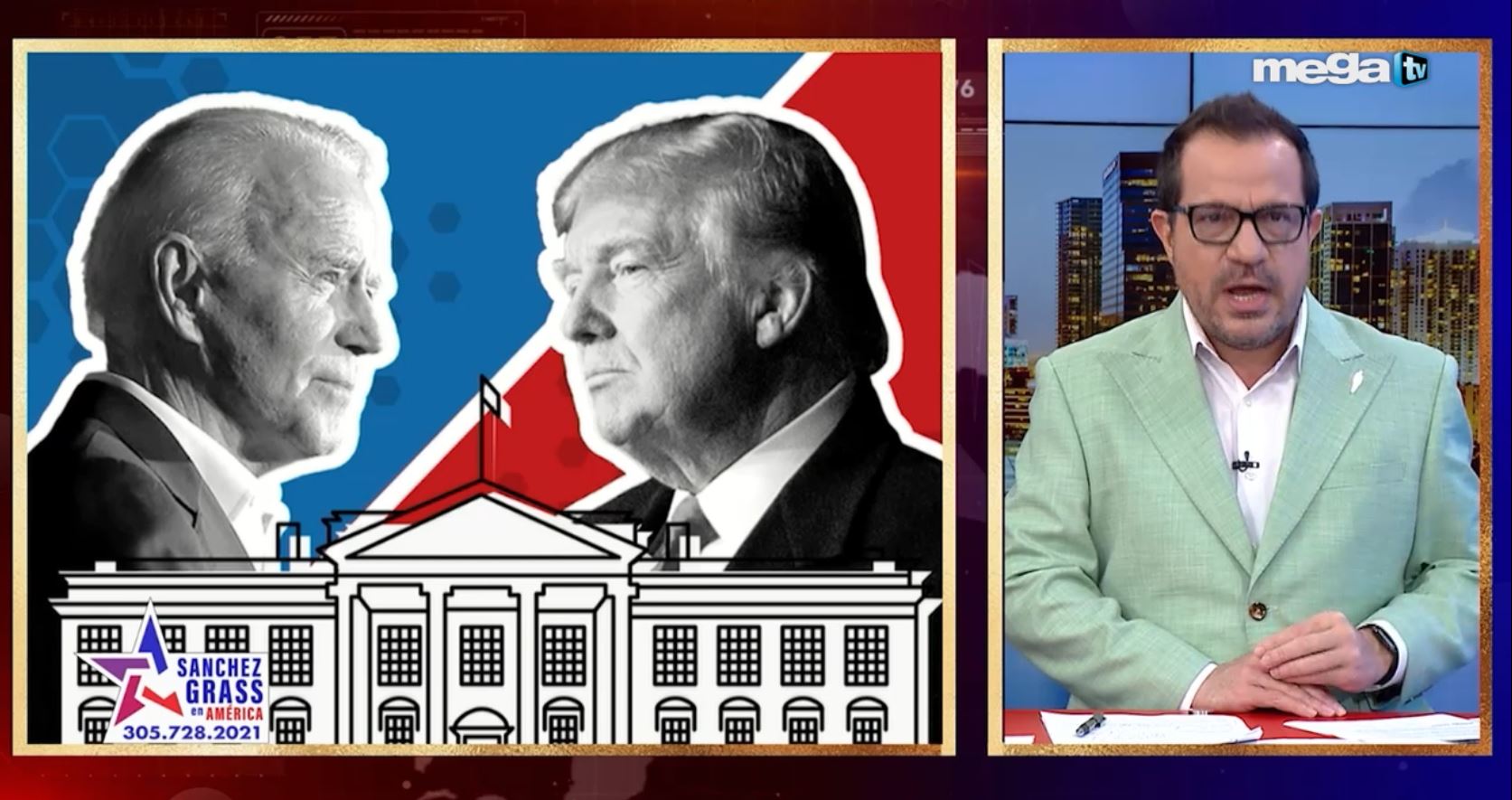 'Sánchez Grass en América' Debate presidencial 2024 • Mega TV