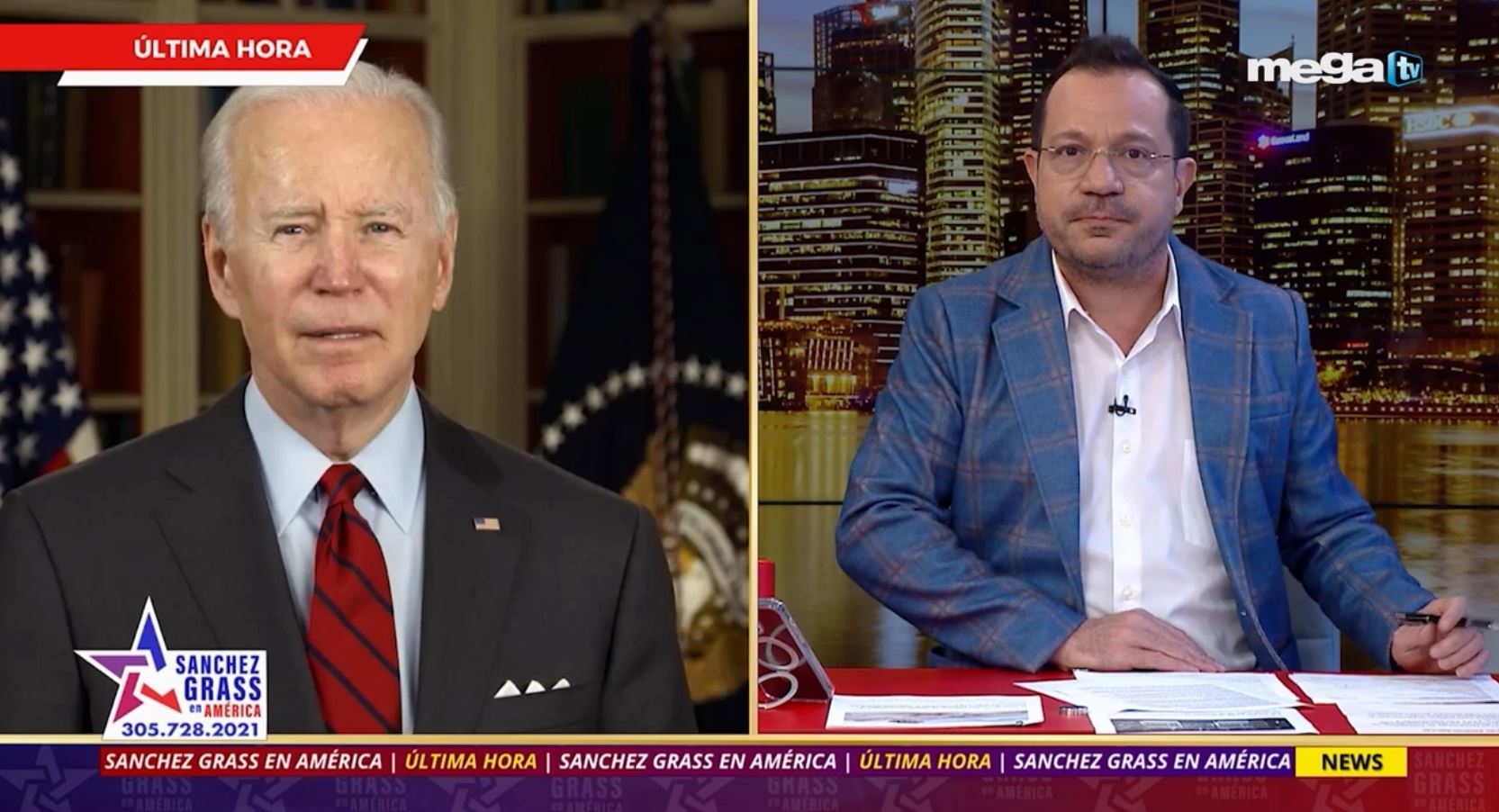 Sánchez Grass en América 08-19-24 "El presidente Biden a incurrido en ...