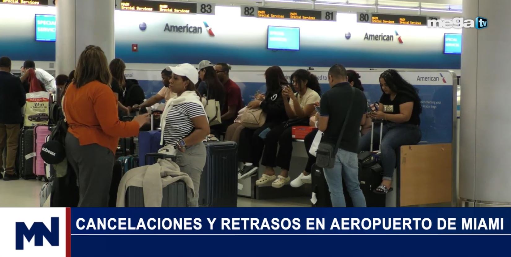 Temporada de huracanes 10-10-24 Cancelaciones y retrasos en aeropuerto de Miami • Mega TV