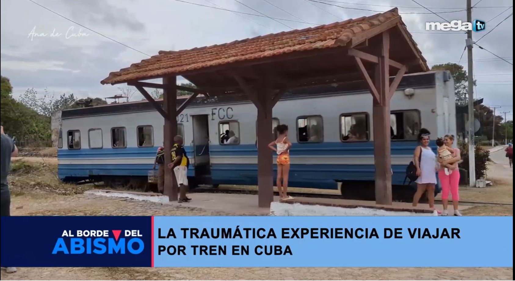 'Cuba en el Abismo' La traumática experiencia de viajar por tren en ...