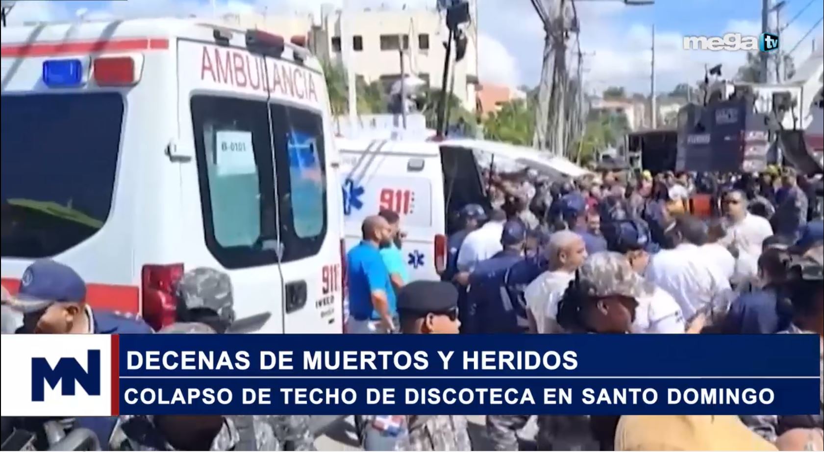 Última hora 04-08-25 Decenas de muertos y heridos por colapso del techo de una discoteca en ...